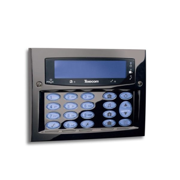 Texecom Premier Elite Gunmetal Flush Mount Keypad (DBD-0125) - Secure Forth