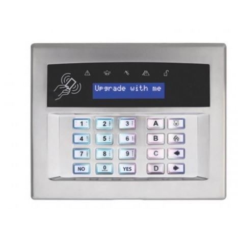 Pyronix EURO-LCDPZ/SCHROME Satin Chrome Surface Keypad - Secure Forth